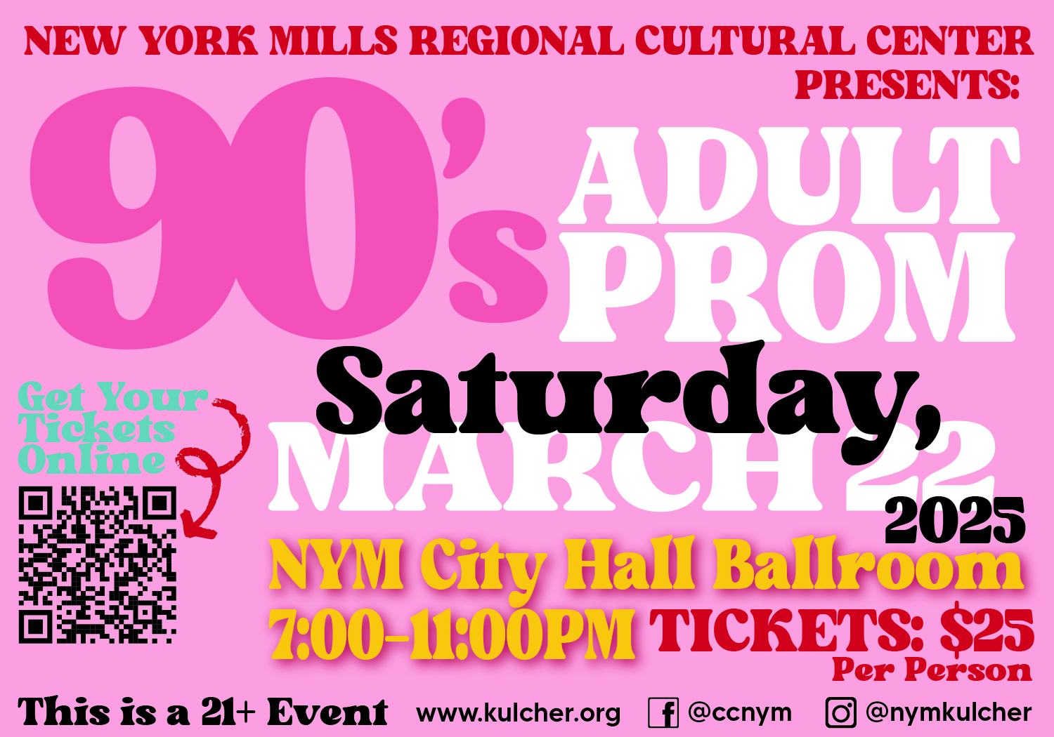 Get Ready to Rock the 90s at NYM Cultural Center’s Adult Prom! - Otter ...