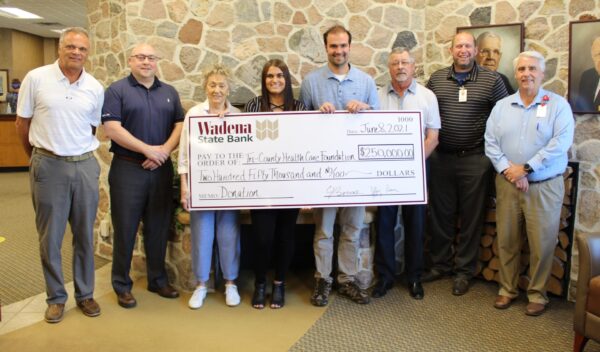 Wadena State Bank and Browne Family Foundation make huge donation to ...